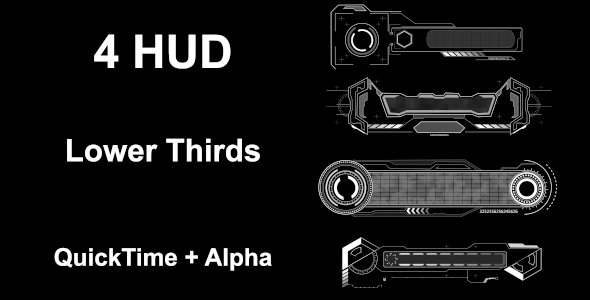 HUD Lower Thirds, Motion Graphics | VideoHive